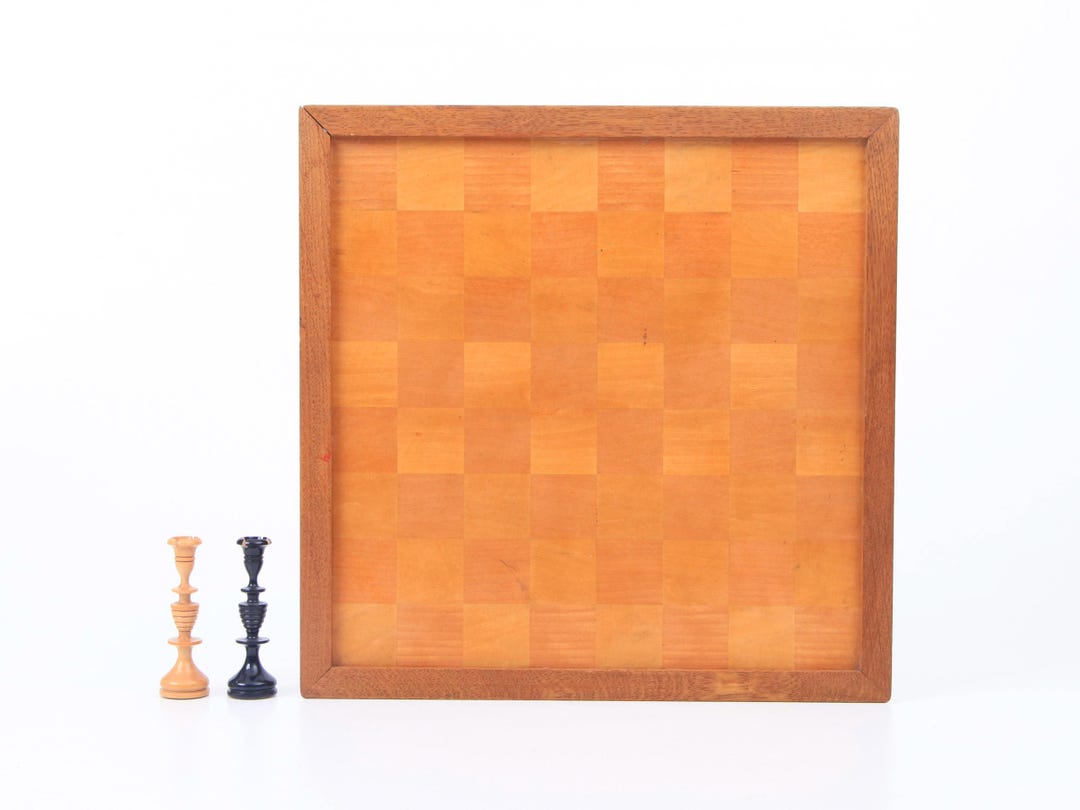 Vintage German Framed Chess Board 36x36cm/14x14", 1960's Handmade ...