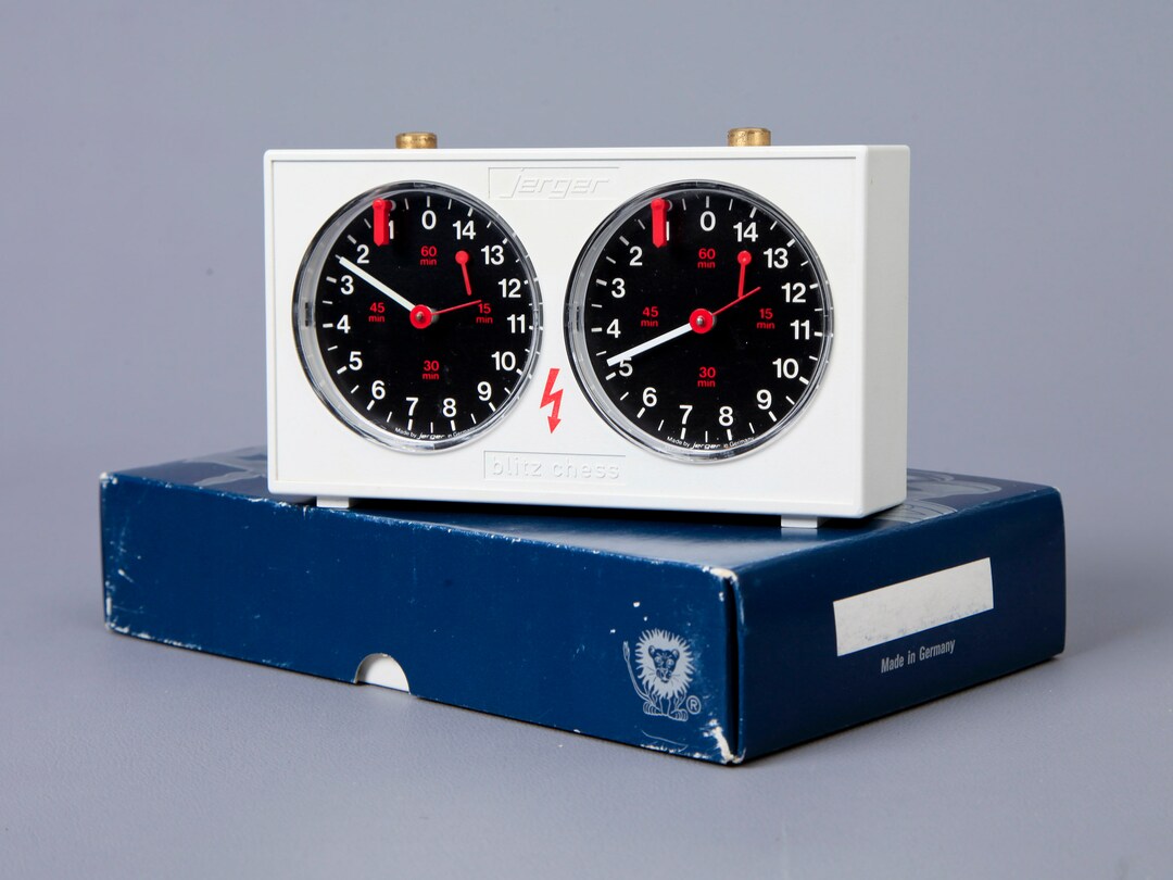 Vintage German jerger Blitz Chess Clock, Rare German jerger Blitz Chess ...