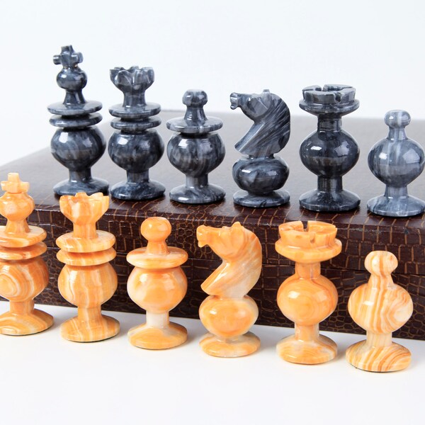 Stone Chess Set - Etsy