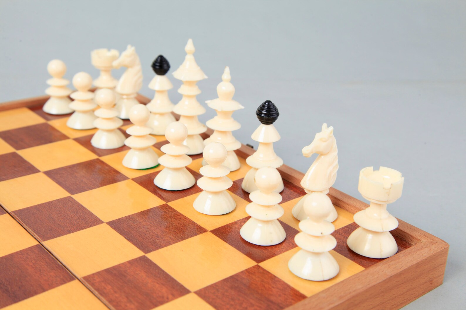 Rare Plastic Coffee House Chess Set With Folding Chess Board - Etsy