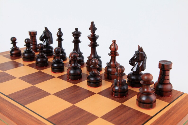Vintage Philippine Staunton Chess Set KH 10cm/4 In. Large - Etsy