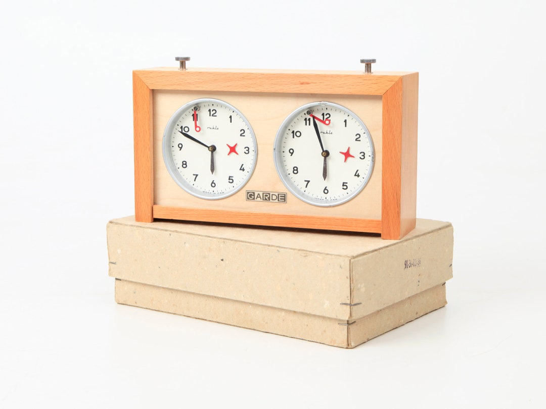 German Mechanical "ruhla Garde" Chess Clock, 1980's Vintage Tournament ...