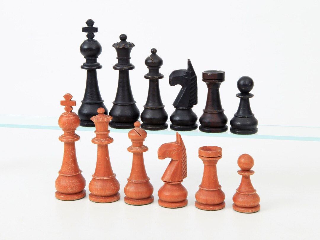 Large Philippine Staunton Chess Set, KH 11cm/4,5 In., Handmade Exotic ...