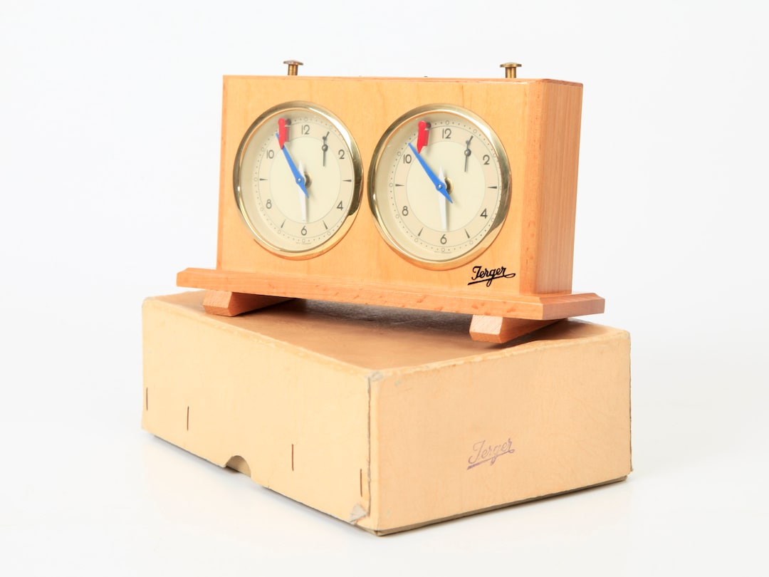 1960's German Mechanical "jerger Olypmpia" Chess Clock, Analogue ...