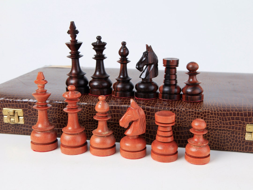 Vintage Philippine Staunton Chess Set KH 10cm/4 In. Large - Etsy