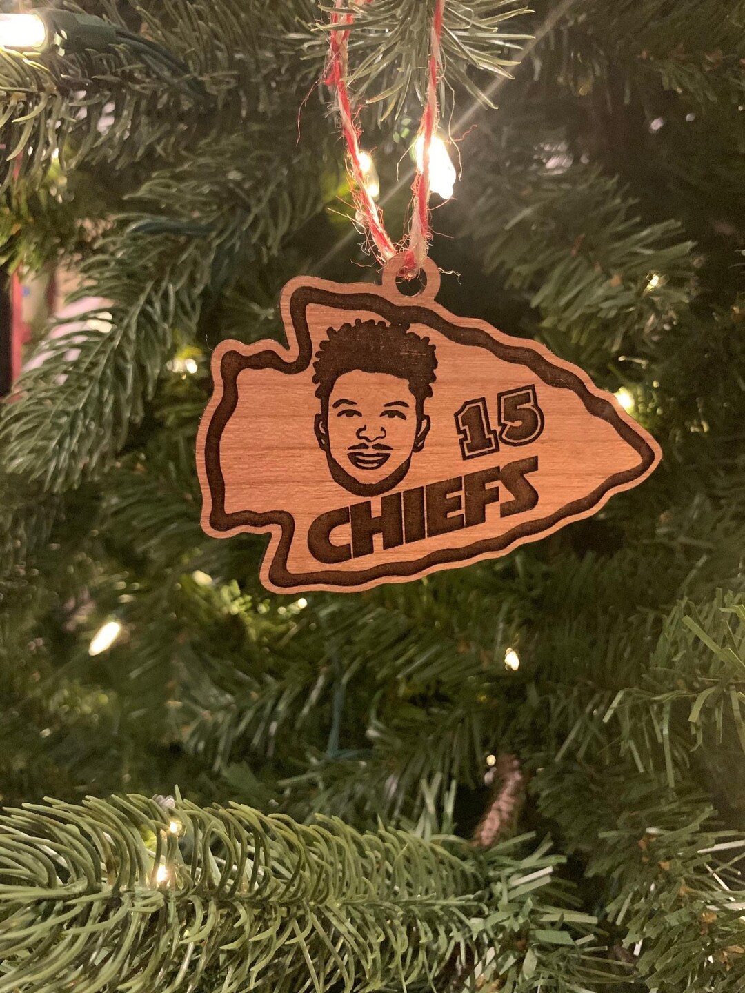 Patrick Mahomes Ornament - Etsy