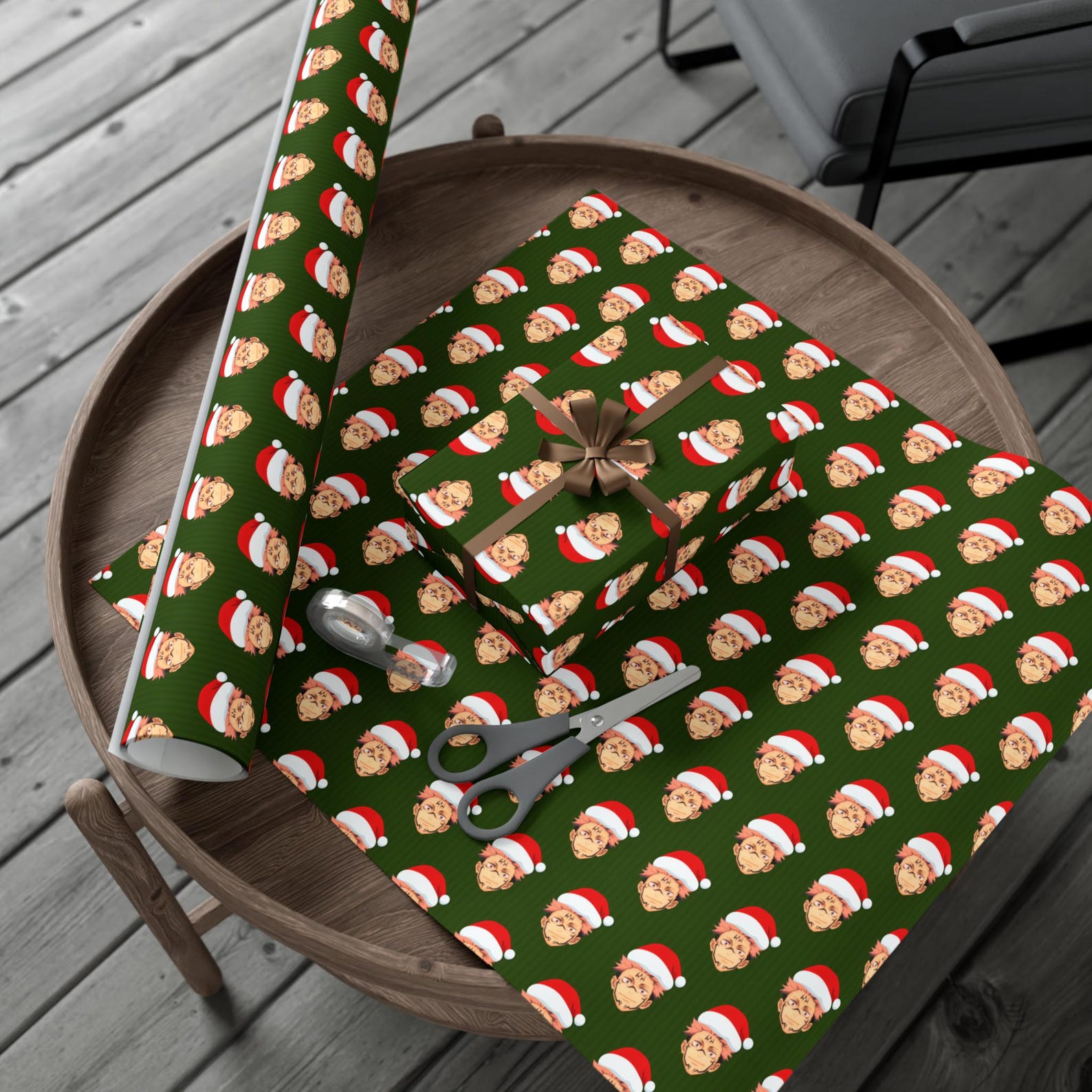 Christmas Wrapping Paper for Jujutsu Kaisen Anime Sukuna Fans - Etsy