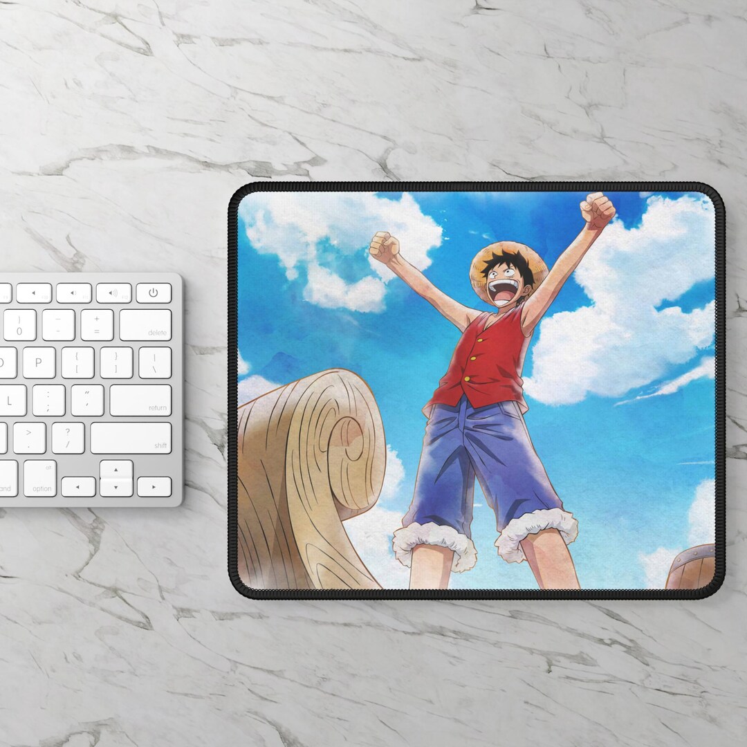 Luffy Anime Gaming Mouse Pad - Perfect for Gamers, Office, Desktop ...