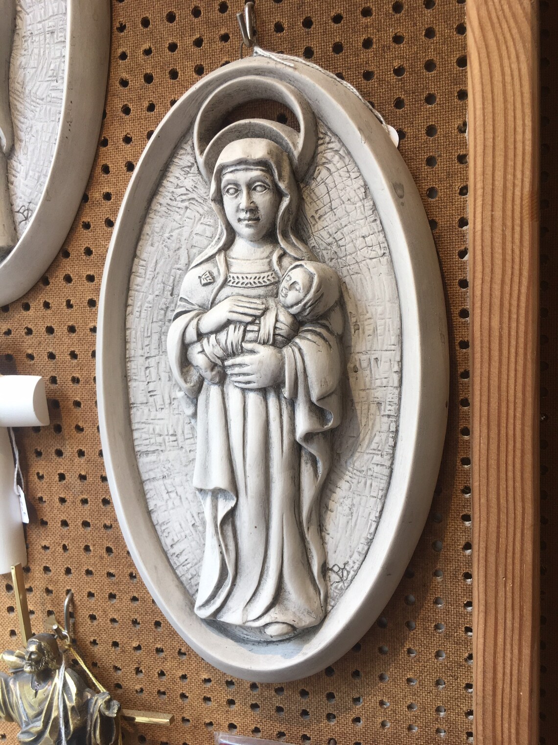 Oval Frames Mary and the Child Jesus and Saint James - Etsy