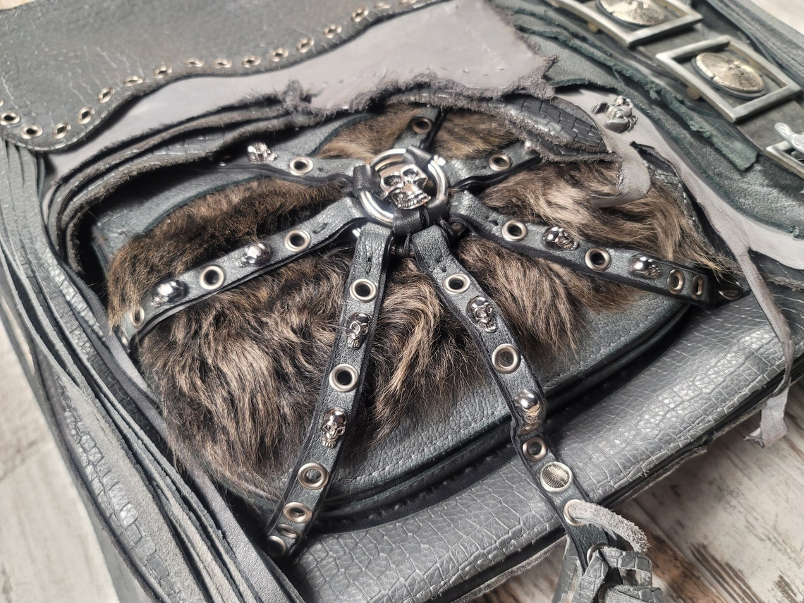 Bag spider Handmade From Genuine Leather. - Etsy