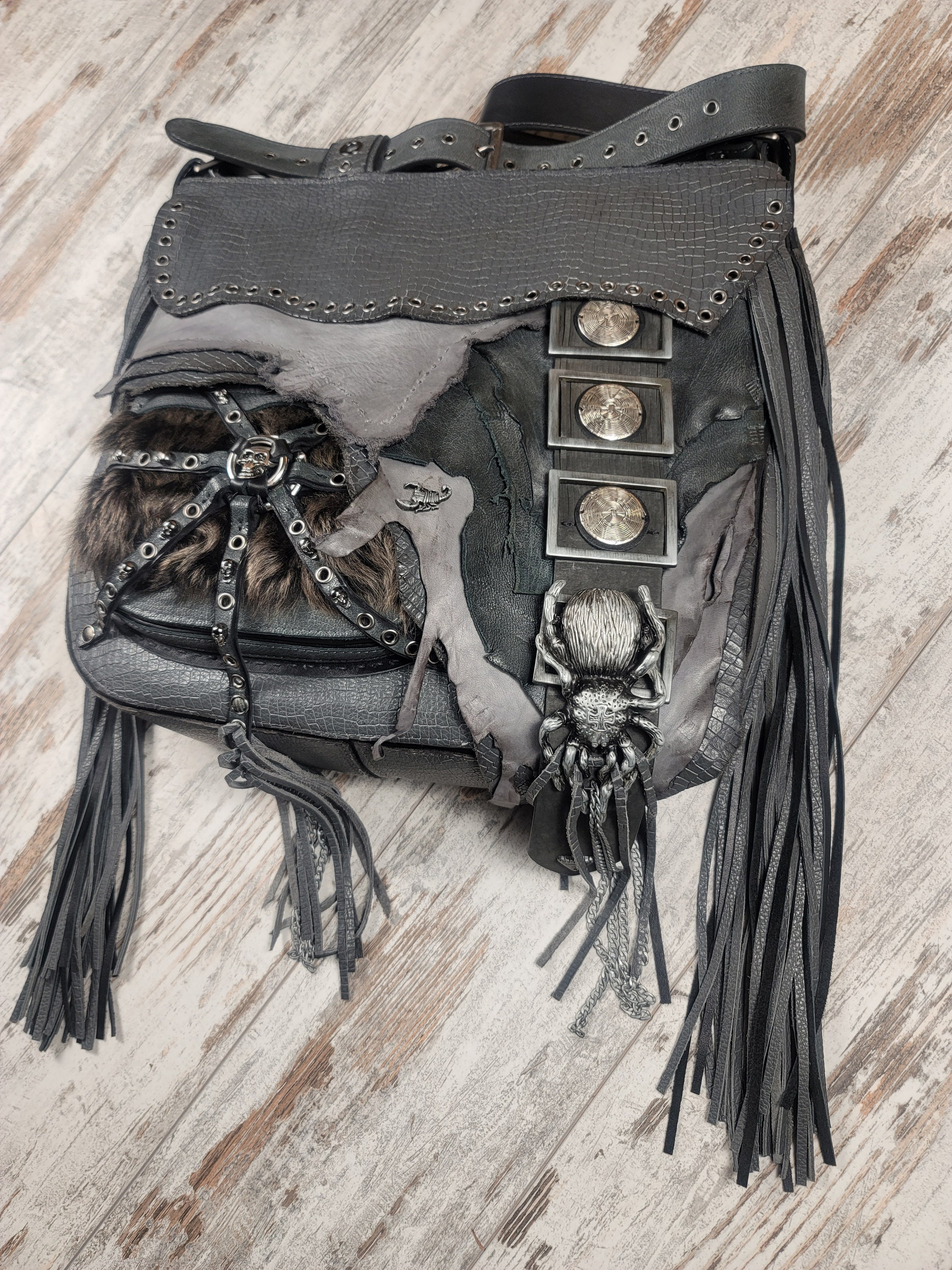 Bag spider Handmade From Genuine Leather. - Etsy
