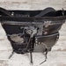 Black Wild Lone Wolf Leather Bag Purse Biker Motorbike Distressed Jeans ...