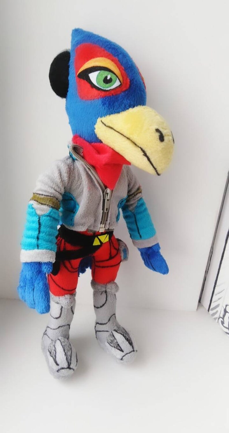 Plush to Order. Inspired by Star Fox Zero. Plush Toy Falco - Etsy