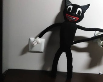 Cartoon Cat Plush - Etsy