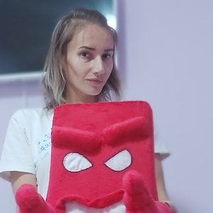 THWOMP Super Mario Face. Custom Plush Just Like Hammer Luigi's Mansion ...