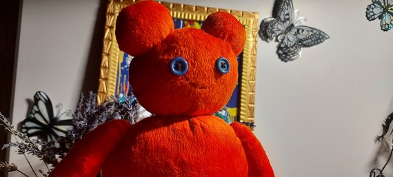 Custom Plush. Red Hambo Marcy New Bear Handmade Soft Plush to - Etsy