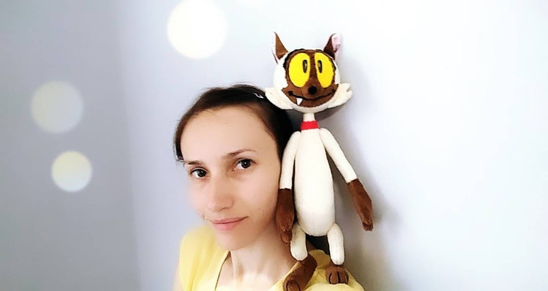 Custom-made Plush, Inspired by Cat Chester From Bannicula Plush Toy ...
