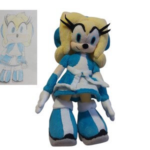 Custom Plush. Plush to Order, Like in Sonic Maria, Handmade to Order 8 ...