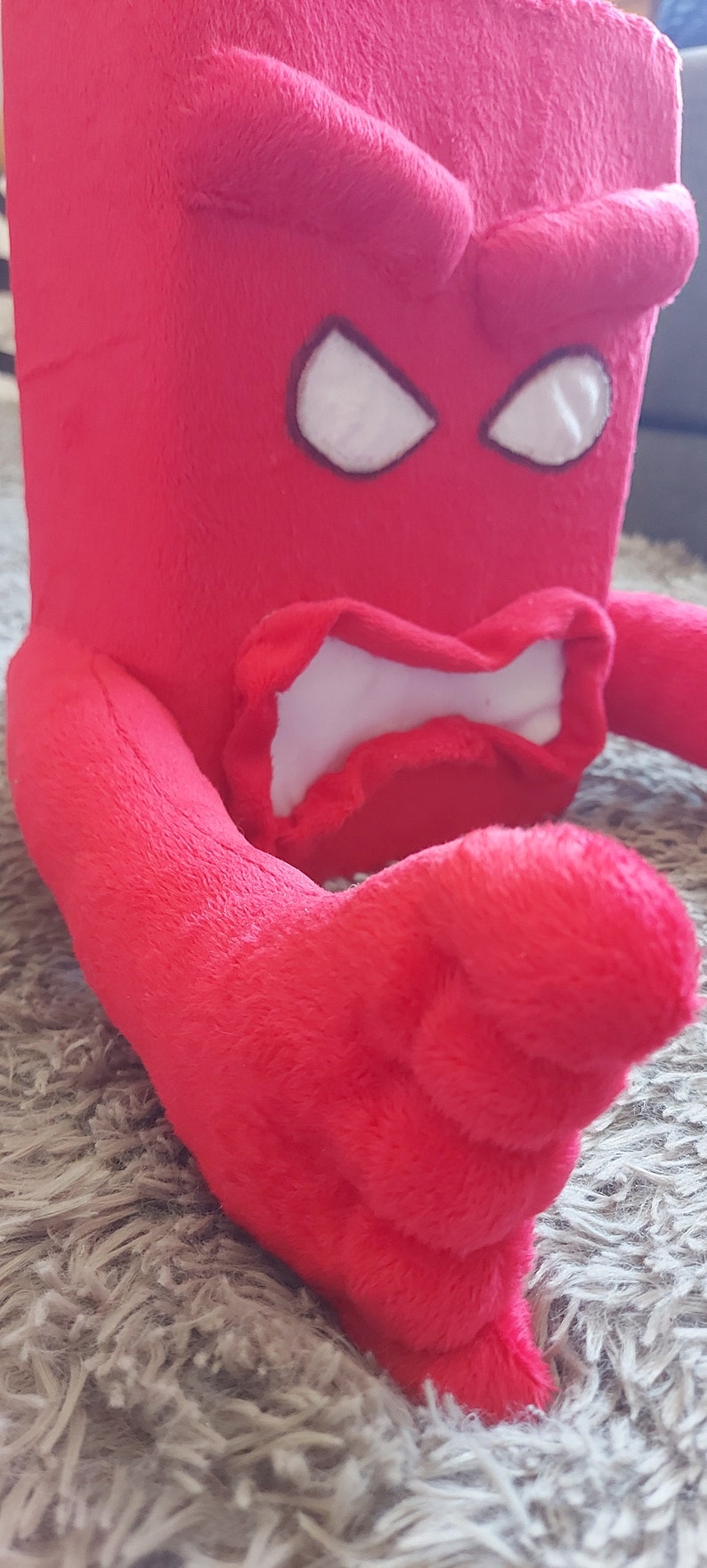 THWOMP Super Mario Face. Custom Plush Just Like Hammer - Etsy