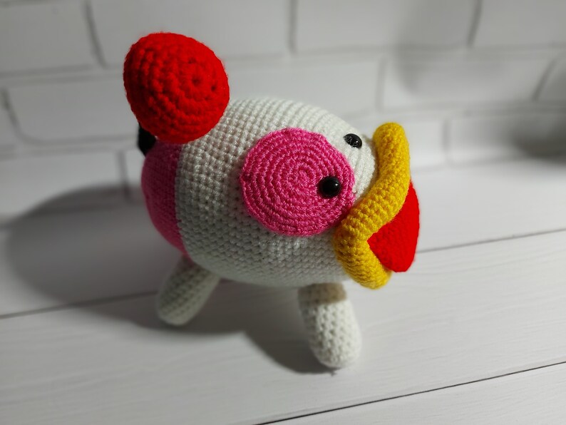 Custom Poochy. Knitted Amigura Toy. Soft Doll. Plush | Etsy