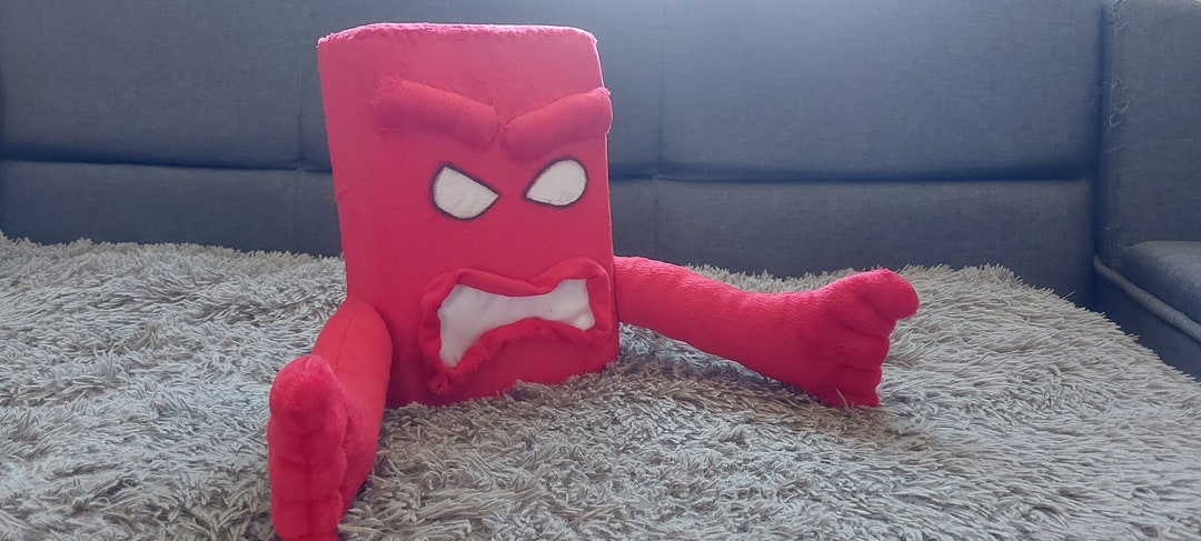 THWOMP Super Mario Face. Custom Plush Just Like Hammer Luigi's Mansion ...