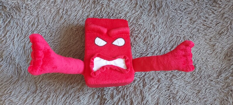 THWOMP Super Mario Face. Custom Plush Just Like Hammer - Etsy