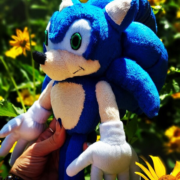 Shin Sonic Plush - Etsy