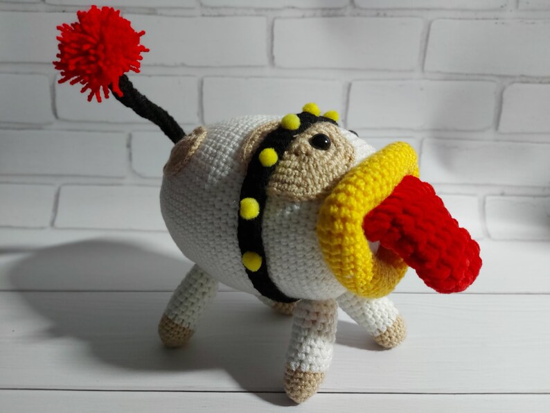 Custom Poochy. Knitted Amigura Toy. Soft Doll. Plush - Etsy