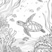 Coloring Pages of Sea World for Children and Adults to Print - Etsy