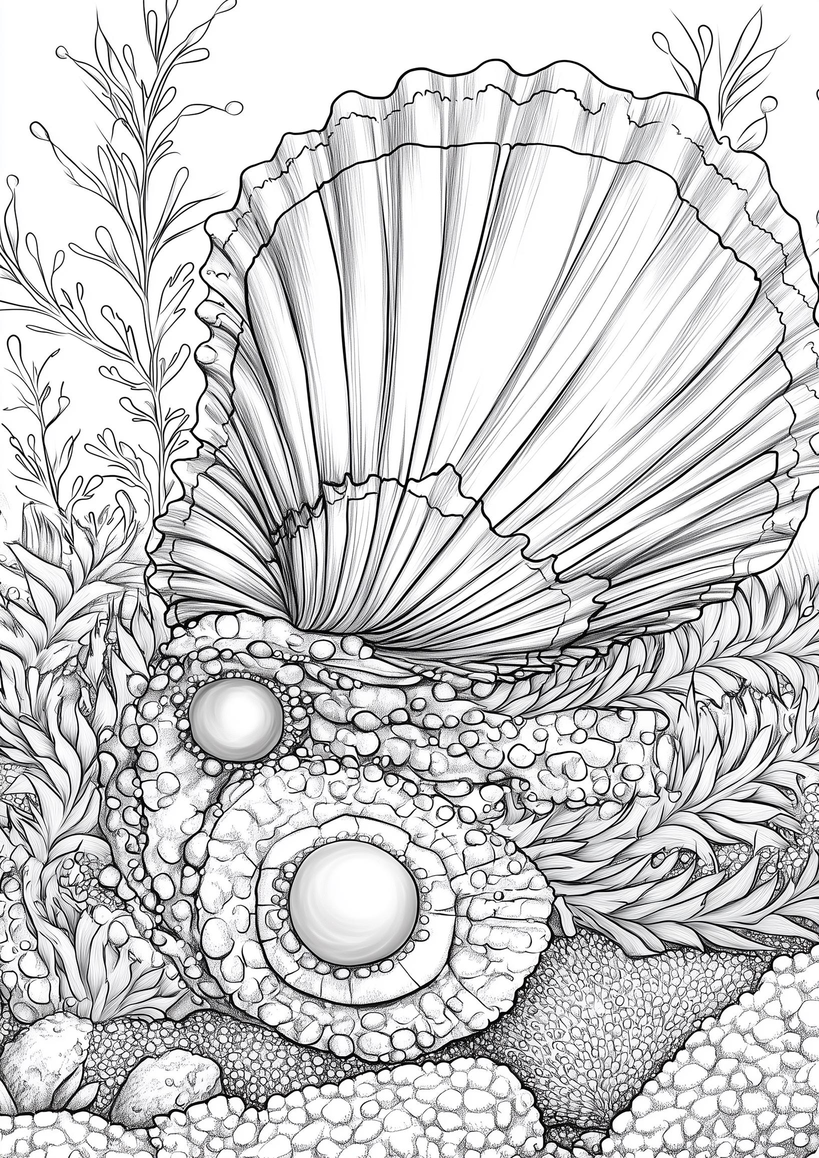 Underwater World Coloring Pages for Children and Adults - Etsy