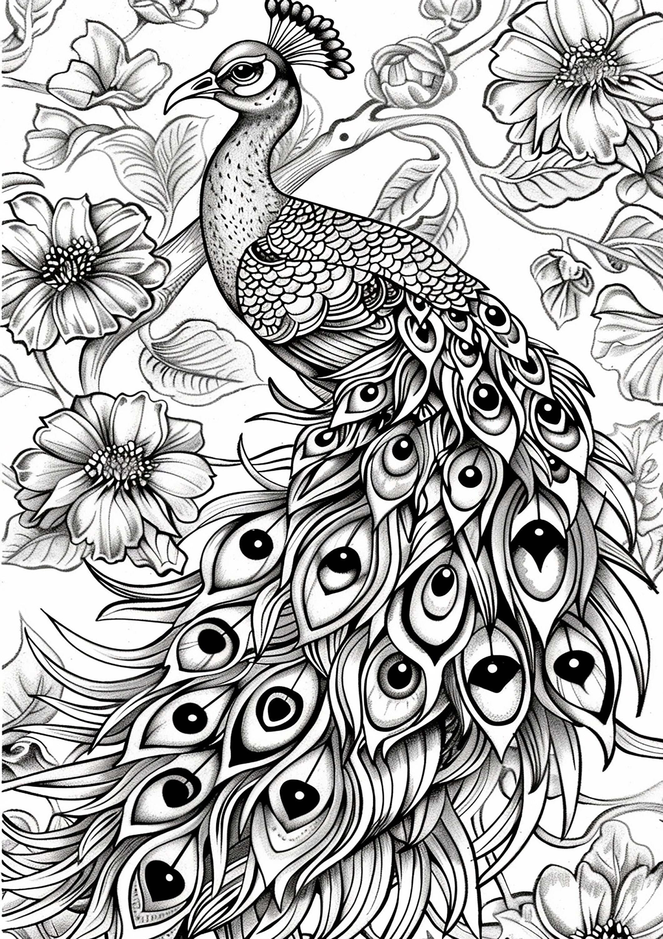 Various Animals Coloring Pages for Children and Adults to Print - Etsy