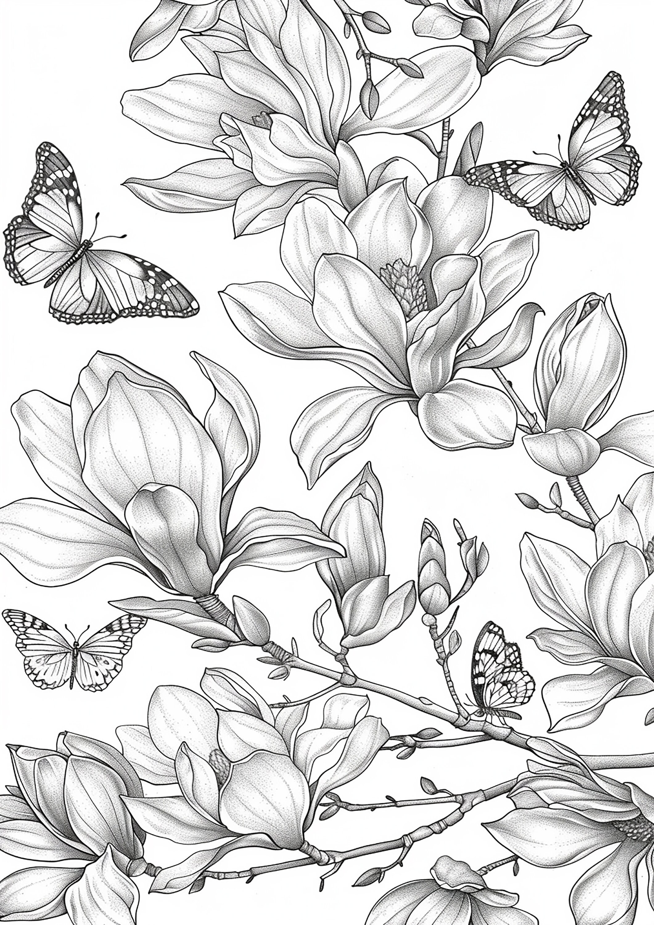 A World of Amazing Plants. Coloring Pages for Adults and Children - Etsy