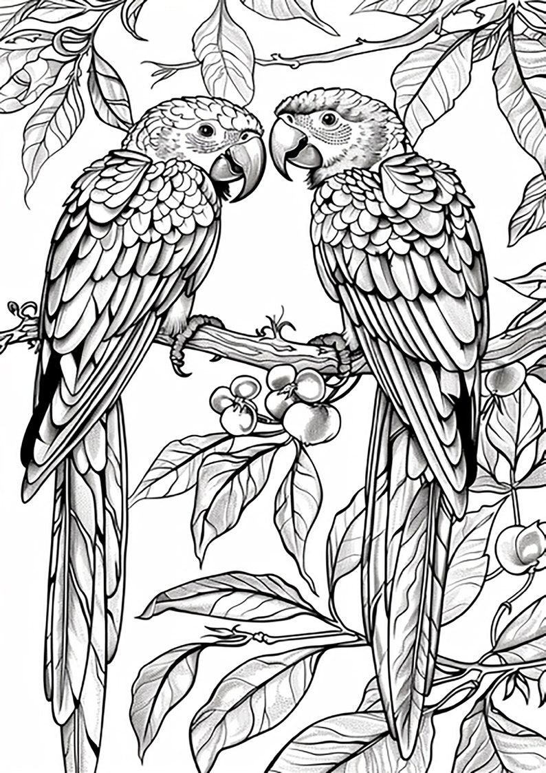 Various Animals Coloring Pages for Children and Adults to Print - Etsy