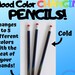 Mood Color Changing Pencils Set of 3, Custom Pencil Set Back to School ...