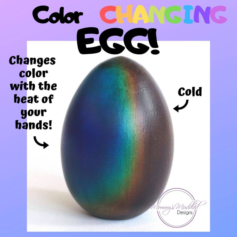 Mood Color Changing Easter Egg Unique Easter Egg Mood Color - Etsy