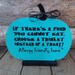Teal Pumpkin Project Wooden Pumpkins Double Sided Design Fall Decor ...