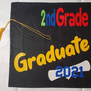 Elementary FELT Graduation Cap, Preschool, Prek, Kindergarten, 1st ...