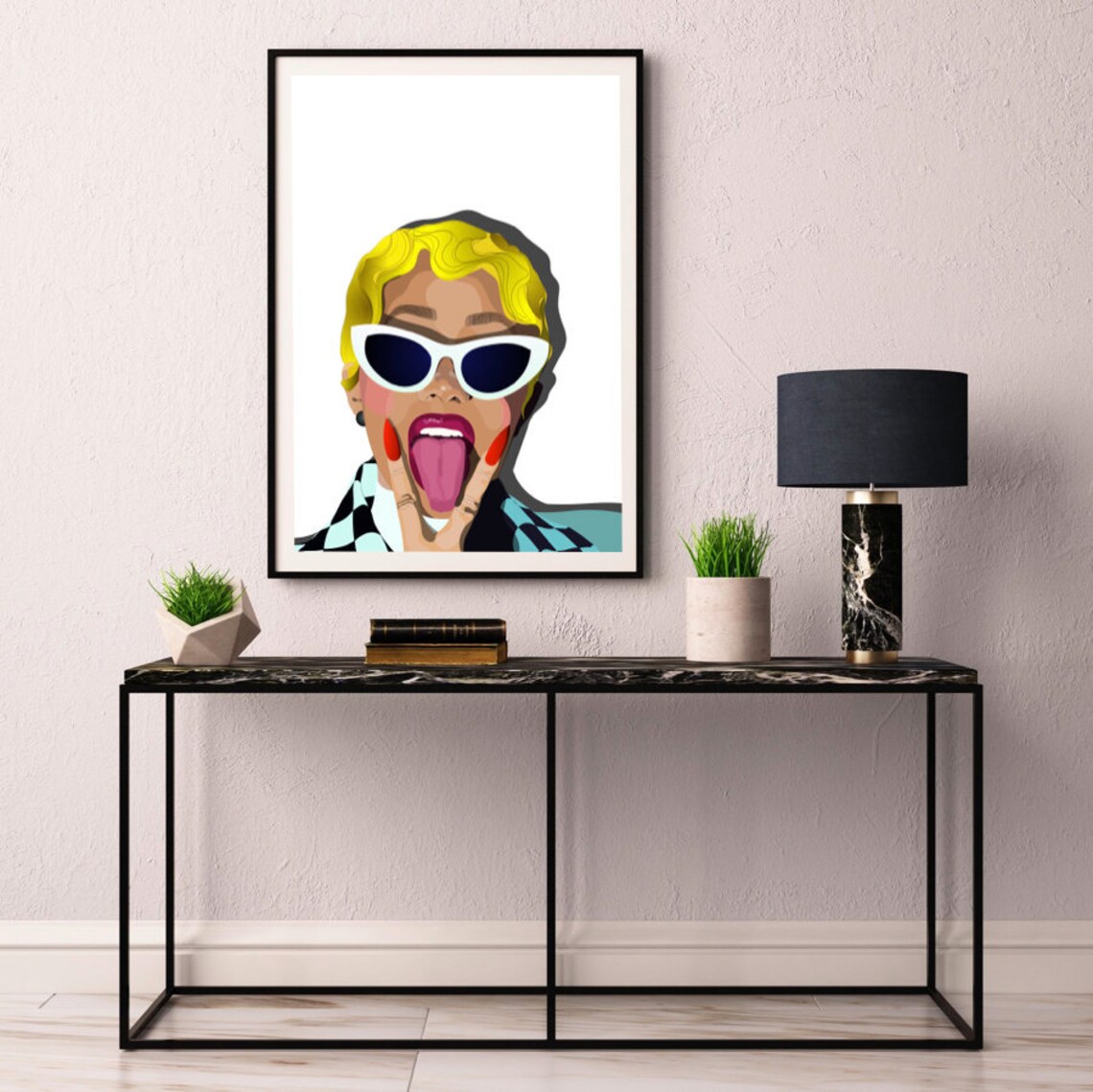 Cardi B INSPIRED Art Print / Cardi B Print / Minimalist Art / - Etsy