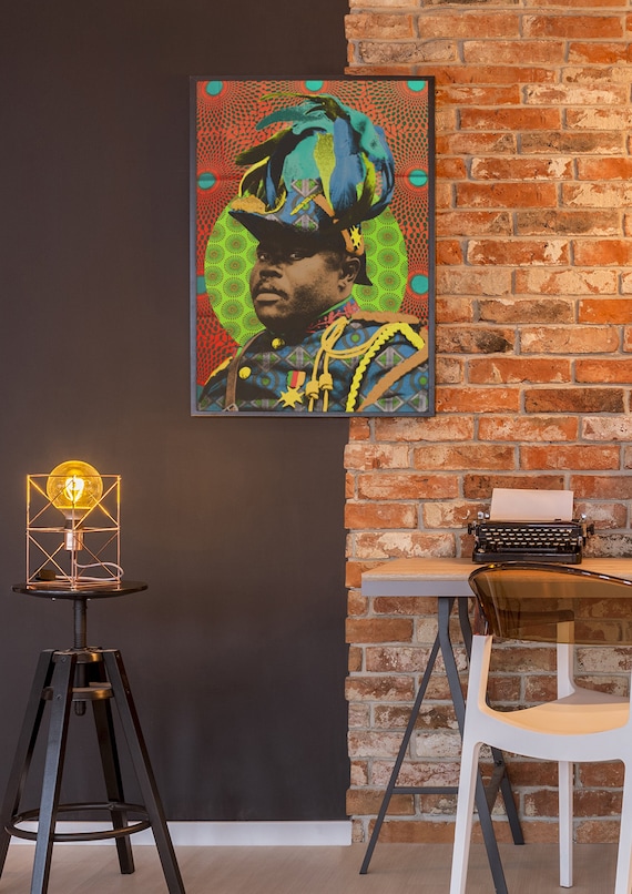 Marcus Garvey Pop Art Print - Etsy