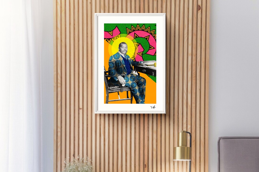 Marcus Garvey Art Print: Limited Edition Digital Collage, Black Art - Etsy