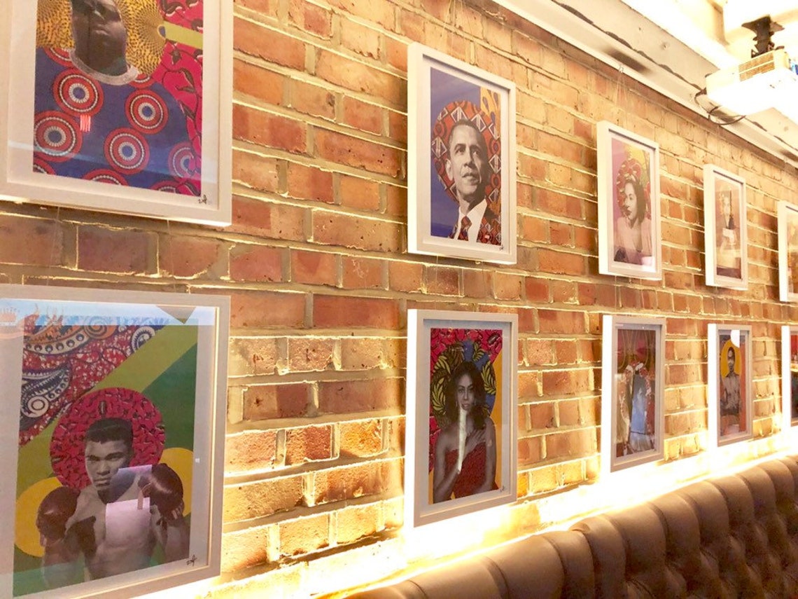 Sadé Print A4 / A3 Digital Collage Black Art - Etsy