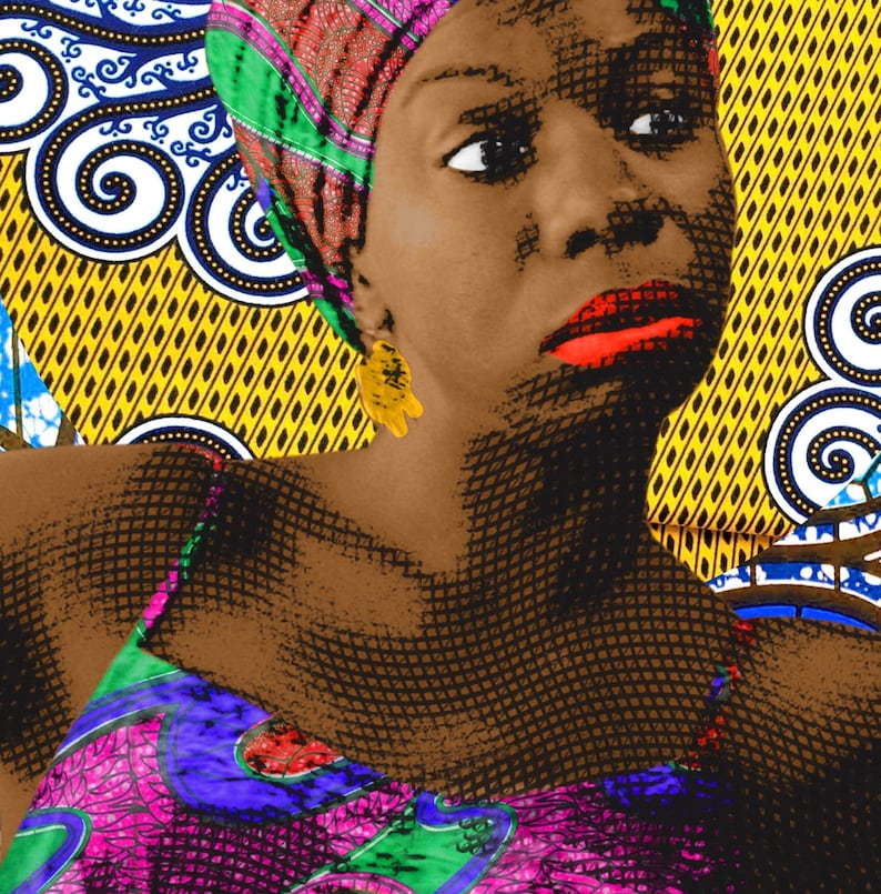 Nina Simone Pop Art Print - Etsy