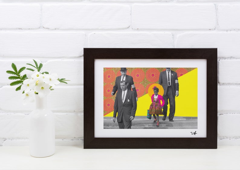 Ruby Bridges Limited Edition Print A4 or A3 Print - Etsy