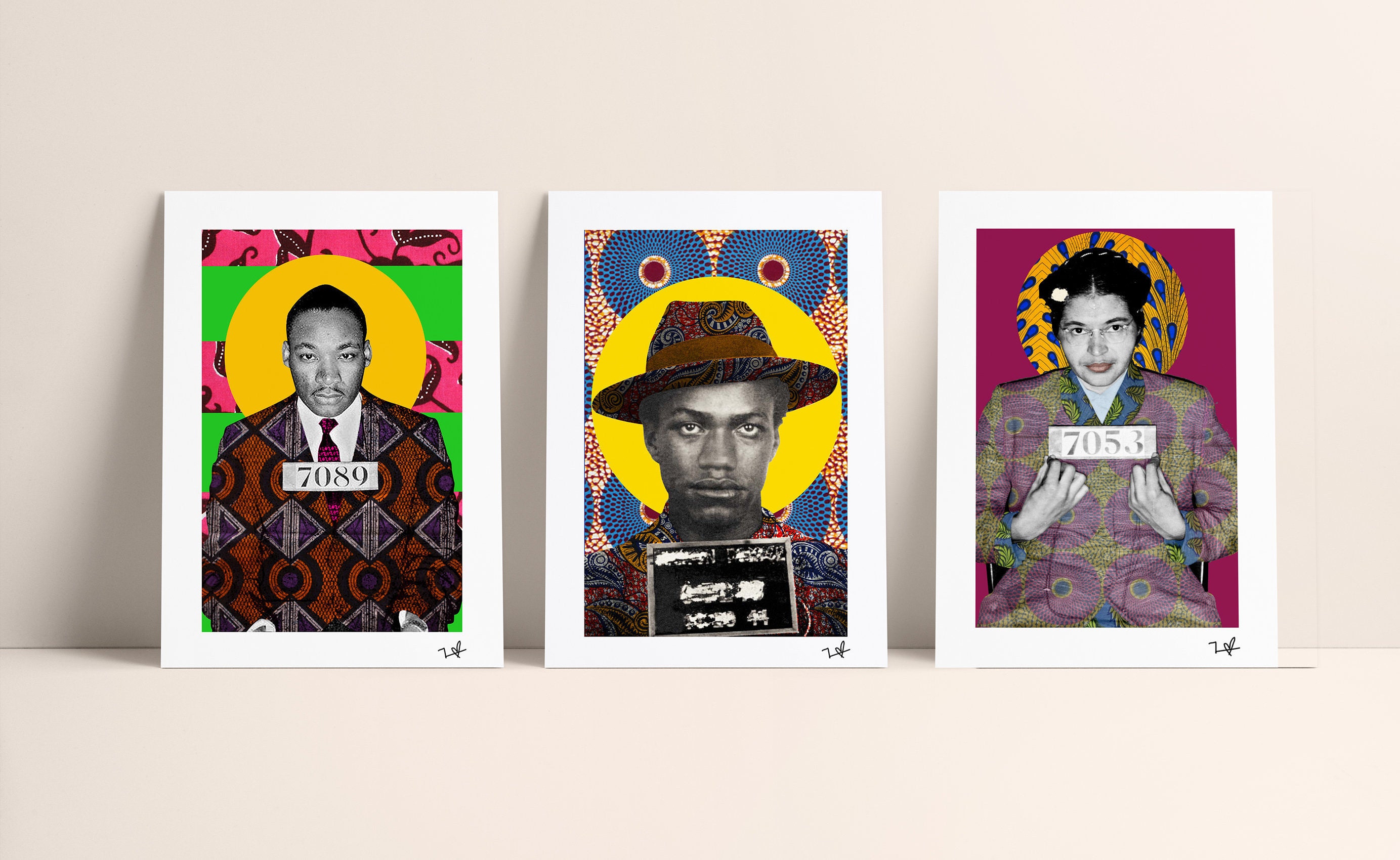 Malcolm X Mugshot Limited Edition Print A4 / A3 Print - Etsy