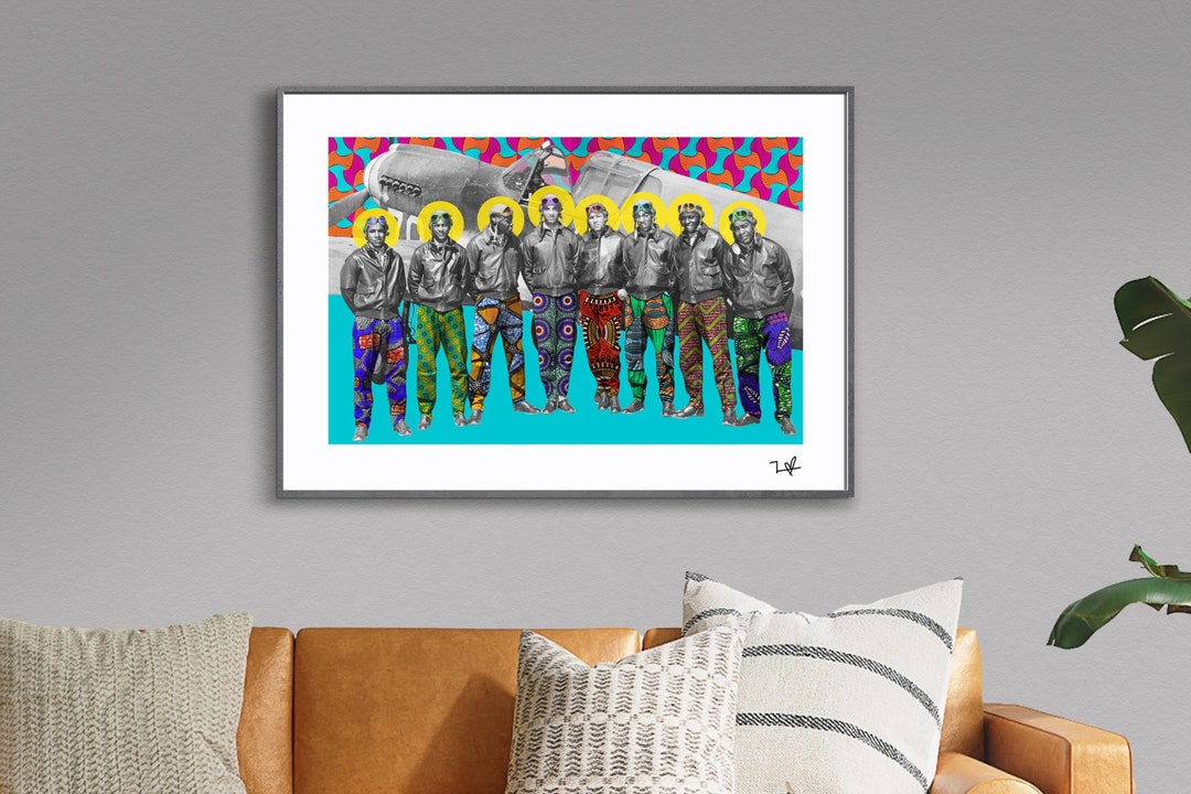 Tuskegee Airmen - Limited Edition Print - A4 Print - A3 Print - Digital ...