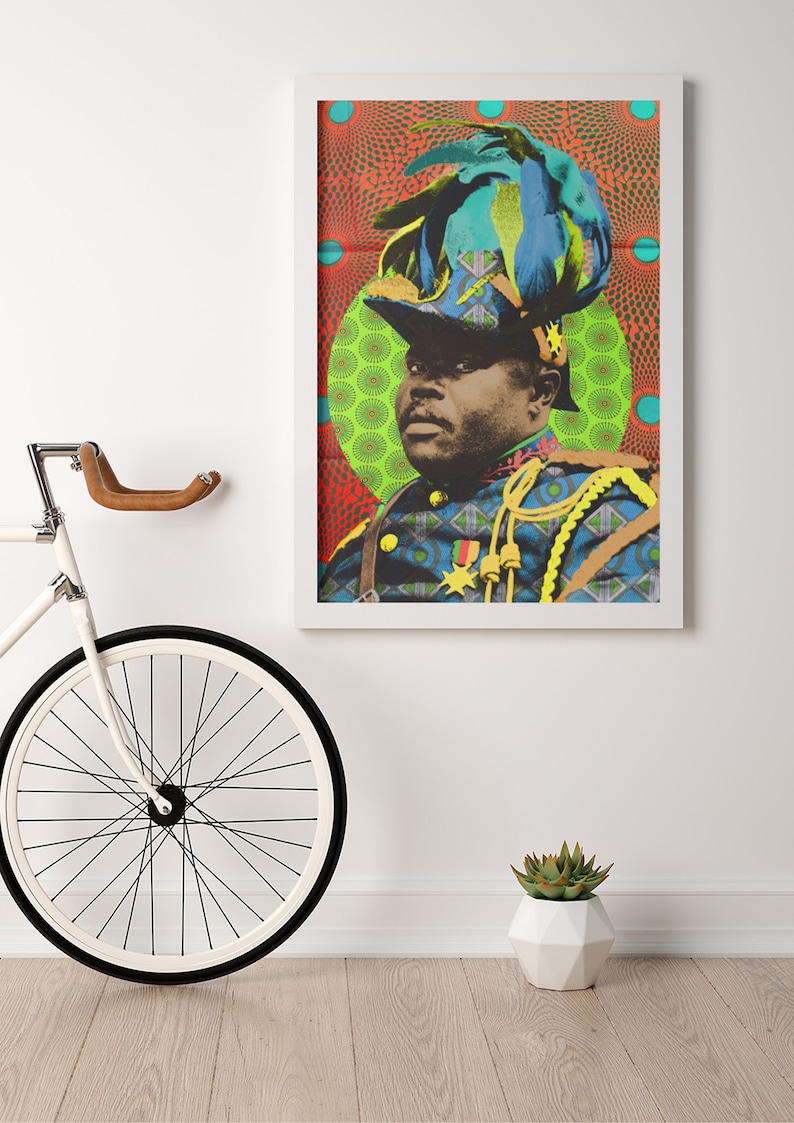 Marcus Garvey Pop Art Print - Etsy