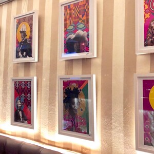 Sadé Print - A4 / A3 Digital Collage - Black Art - Etsy