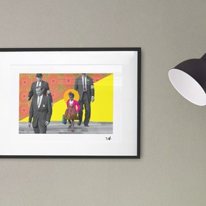 Ruby Bridges - Limited Edition Print - A4 or A3 Print - Digital Collage ...