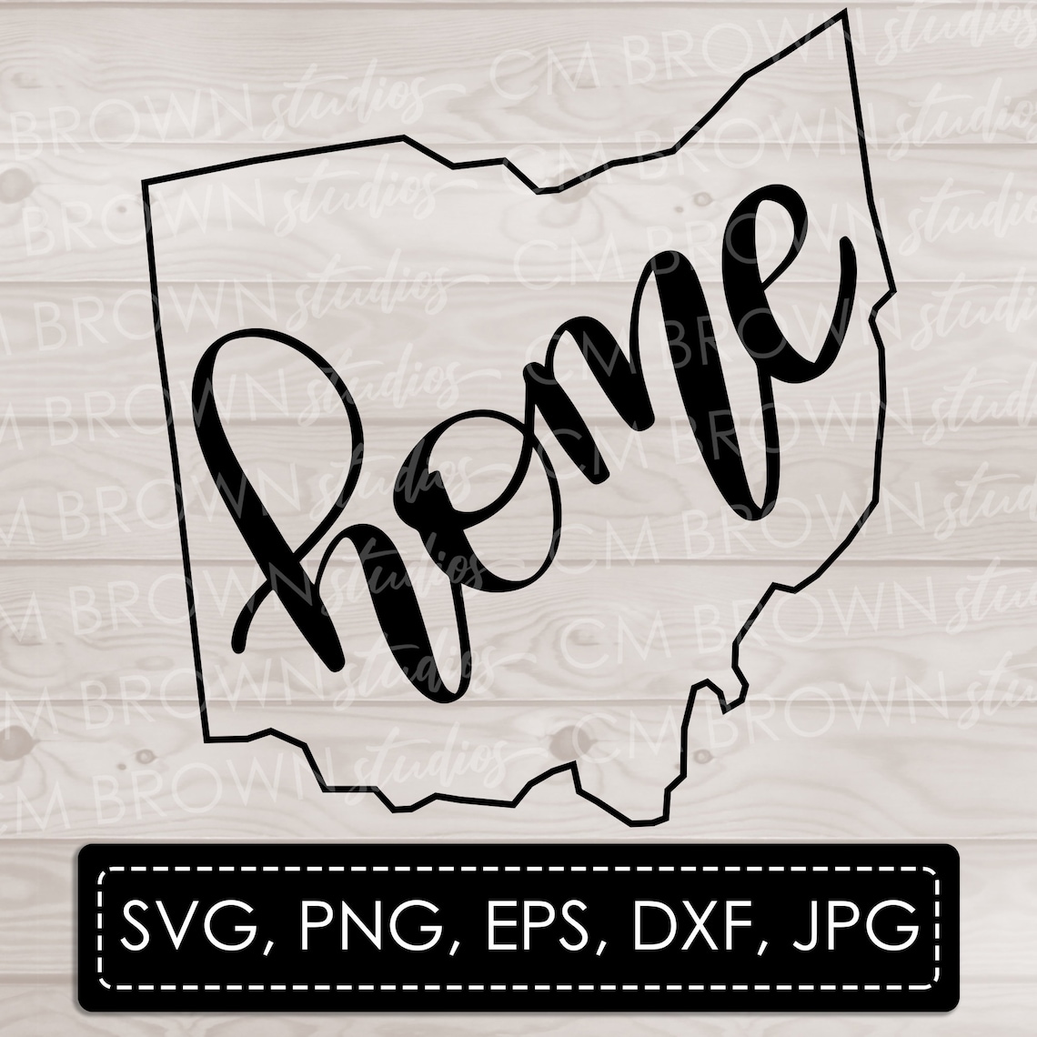 Ohio Home SVG EPS JPG png dxf Digital Descargar Licencia - Etsy España