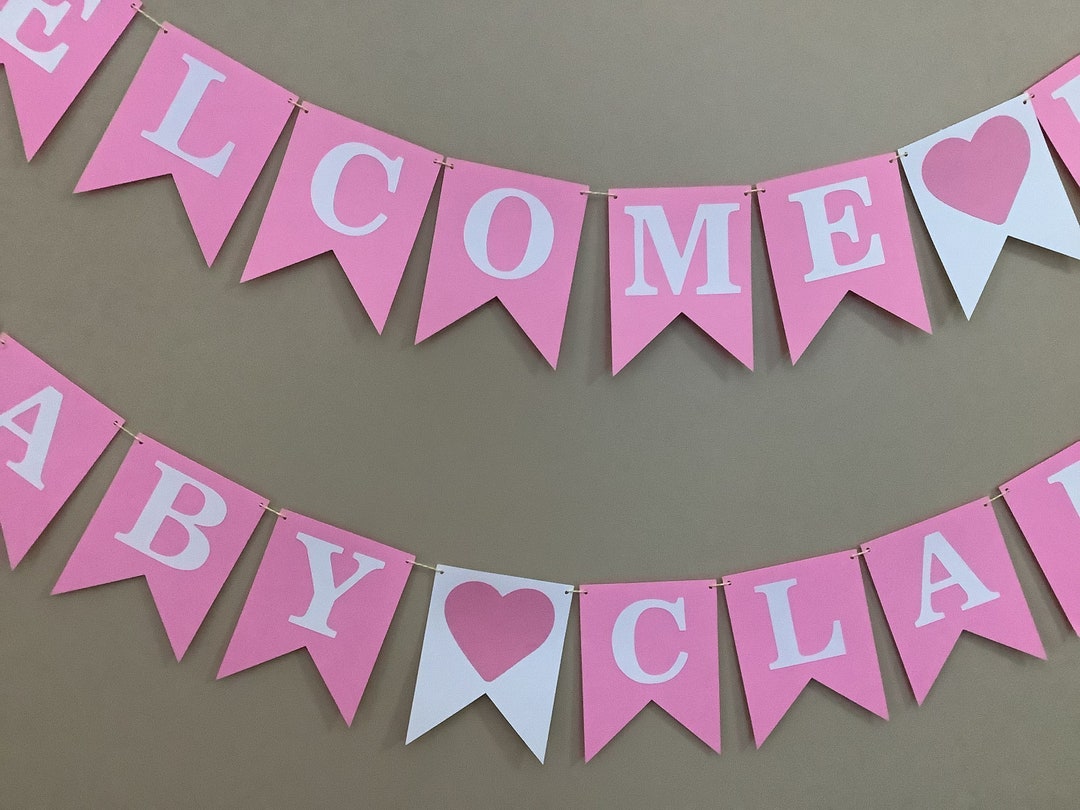 Welcome Baby Girl, Welcome Home Mommy,congrats on the New Birth - Etsy
